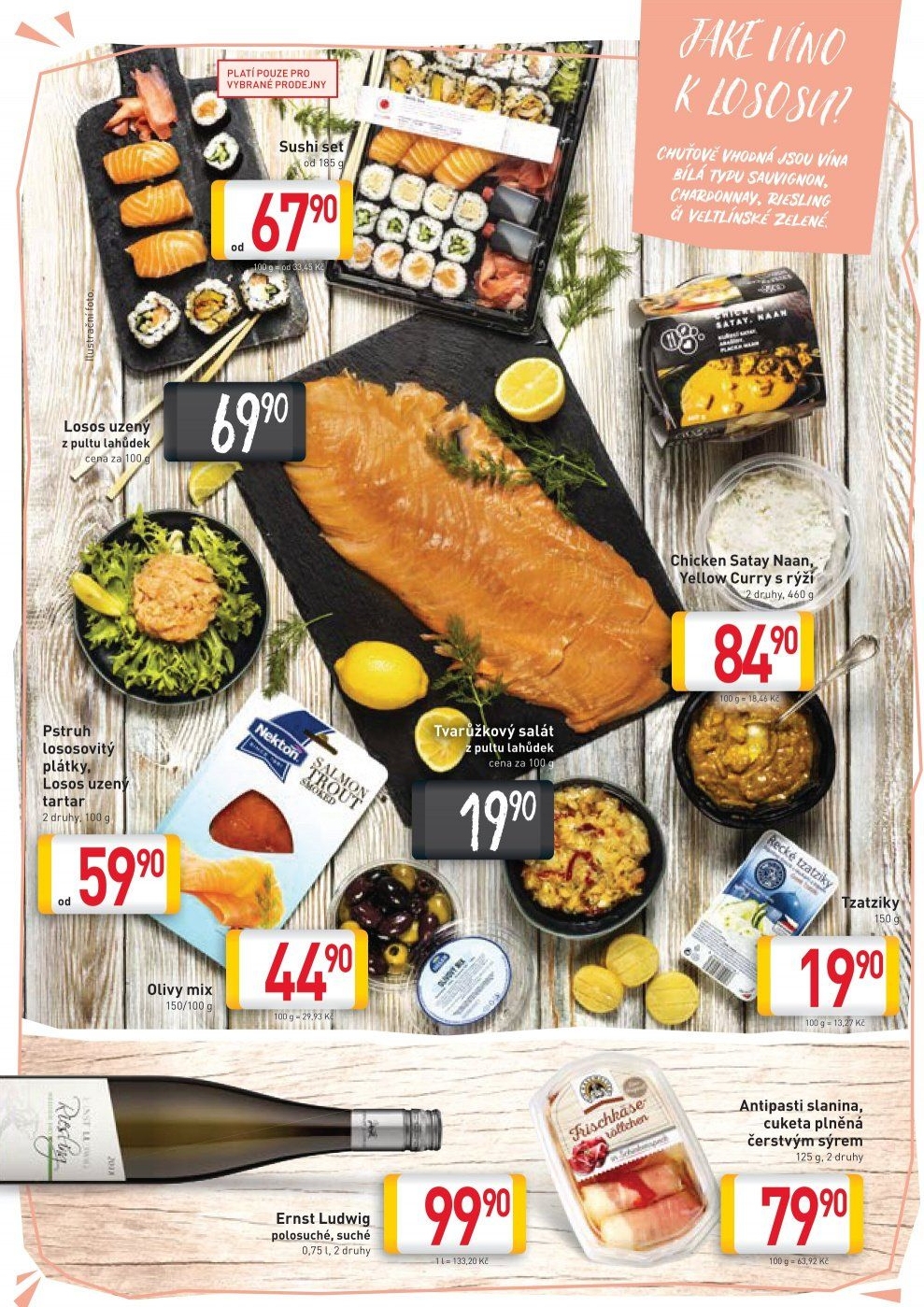 Sushi box v akci BILLA od 6.7.2020