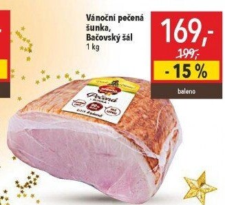 Vánoční pečená šunka Krásno v akci Globus od 9.12.2021