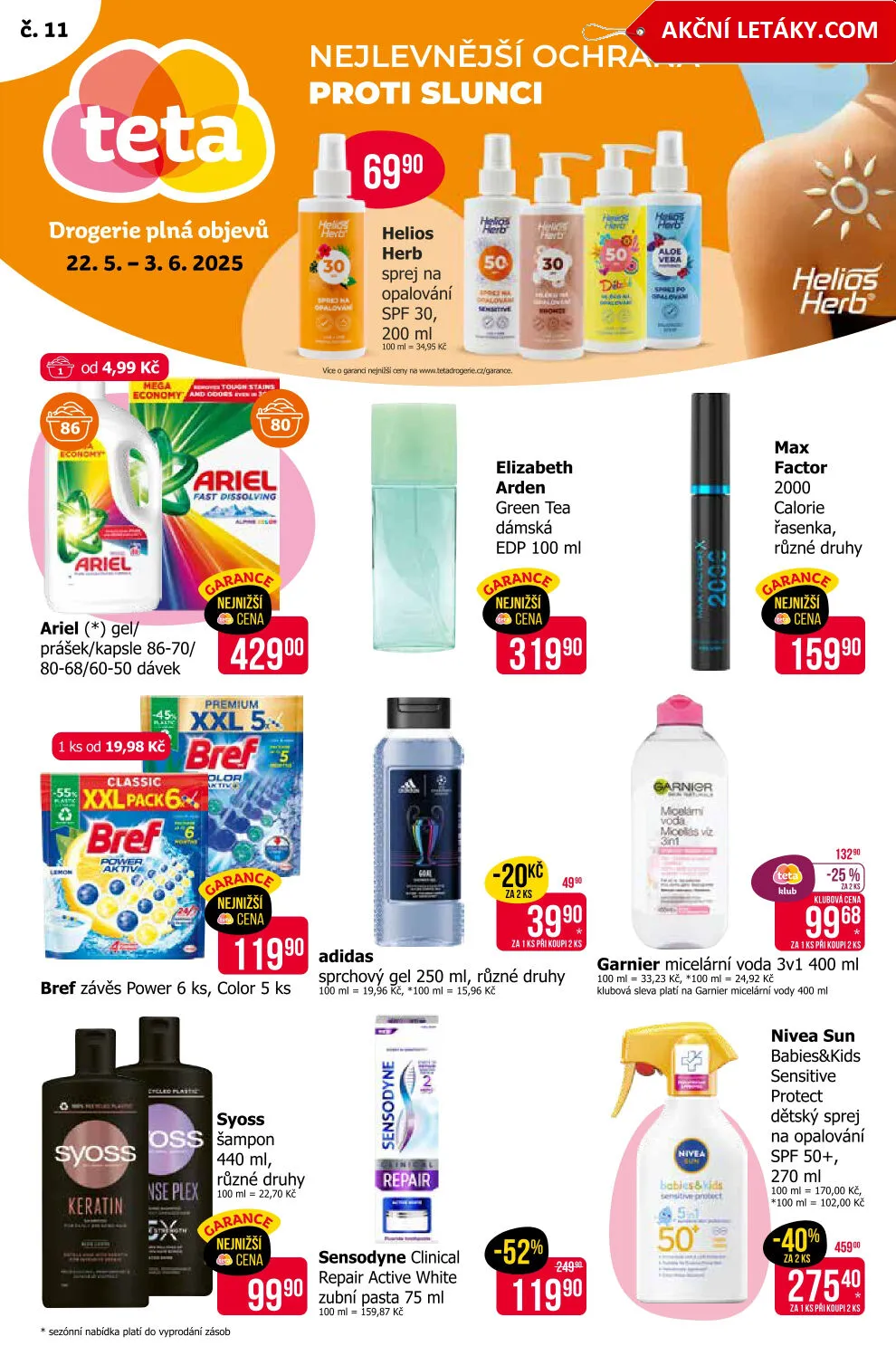 Teta drogerie leták od 22.5.2025 1/12